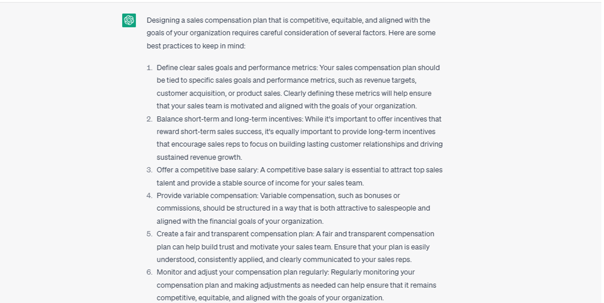 How To Create Sales Compensation Plans With ChatGPT - AI Pro Tips