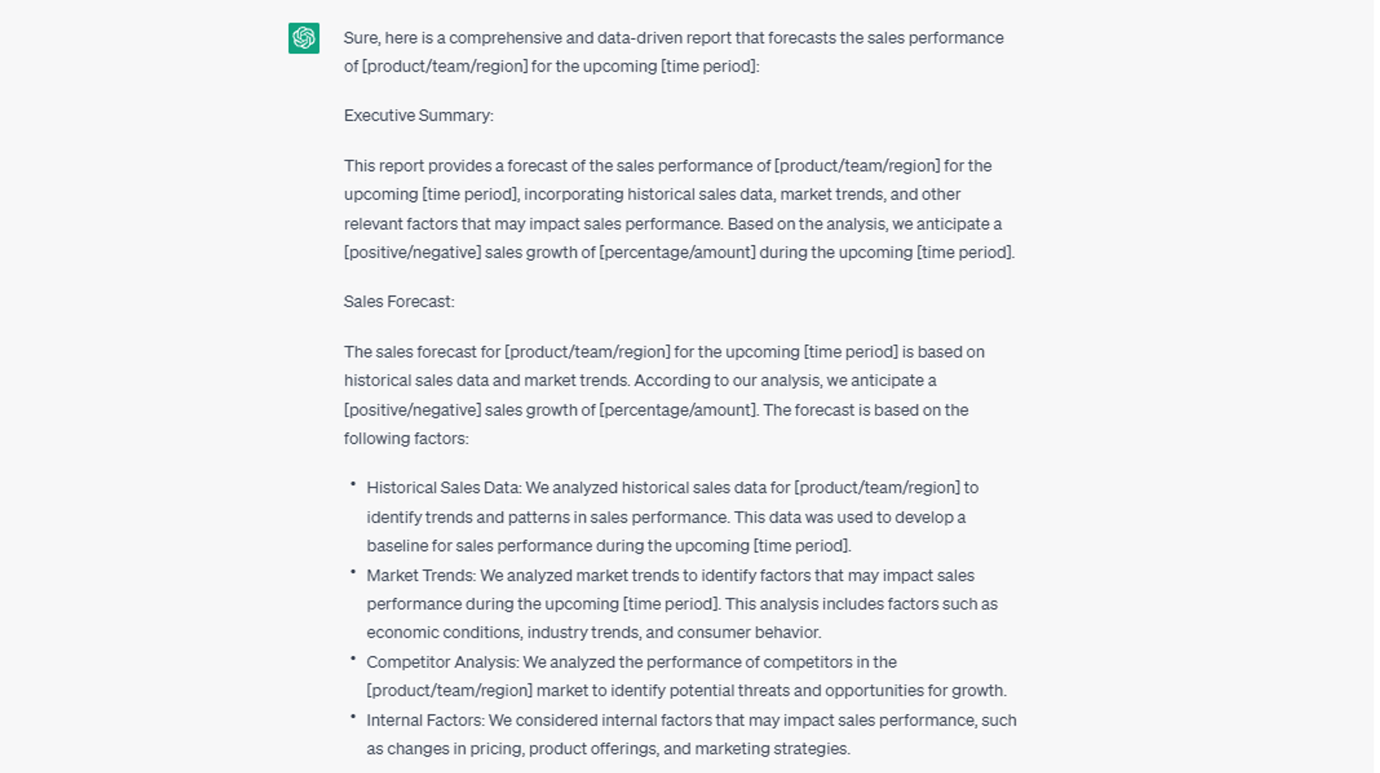 How To Create Sales Performance Reports With ChatGPT - AI Pro Tips