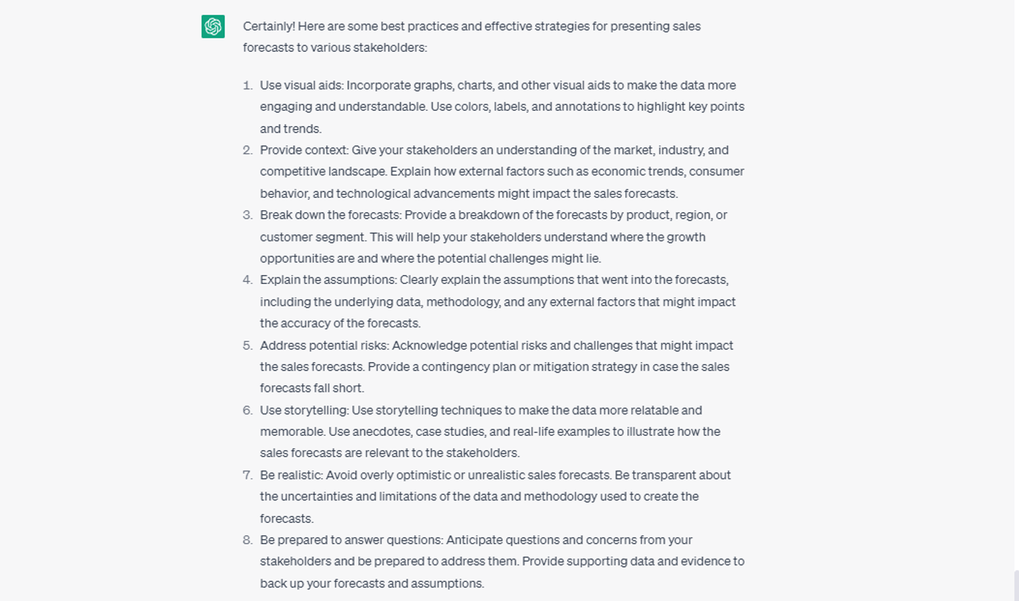 How To Develop Sales Forecasting Models With Chatgpt Ai Pro Tips