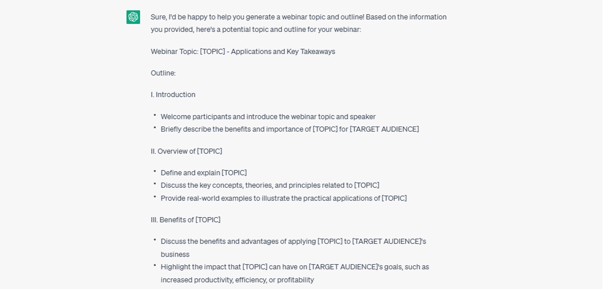How To Develop Webinars With ChatGPT - AI Pro Tips